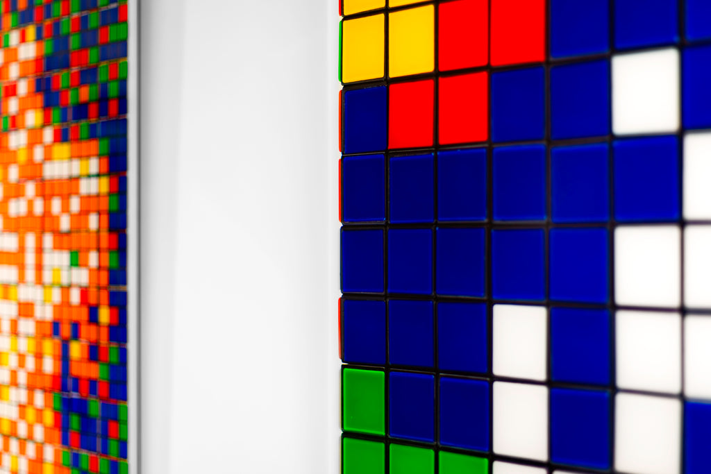 Rubik Camouflage | Invader | Hancock Gallery – Invader